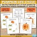 Pumpkin Life Cycle Printable, Fall Pumpkin Poster, Pumpkin Vocabulary ...