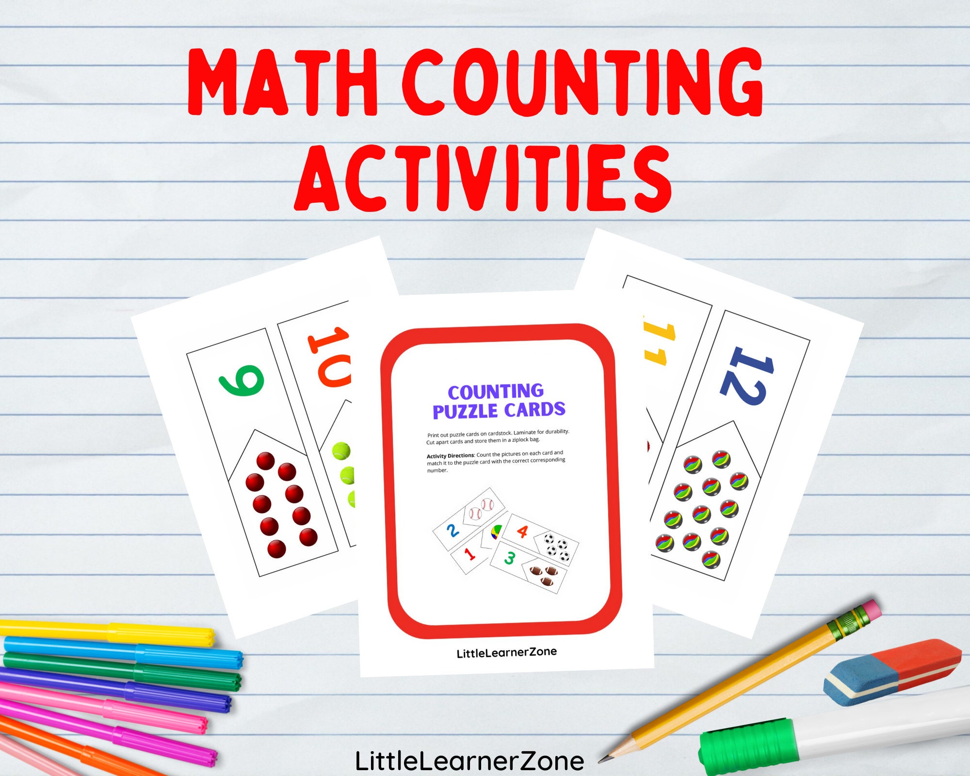 Math Activities for Kindergarten, Counting & Number Activities ...