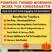 Kindergarten Morning Work Pumpkin-themed Worksheets, Independent Work ...