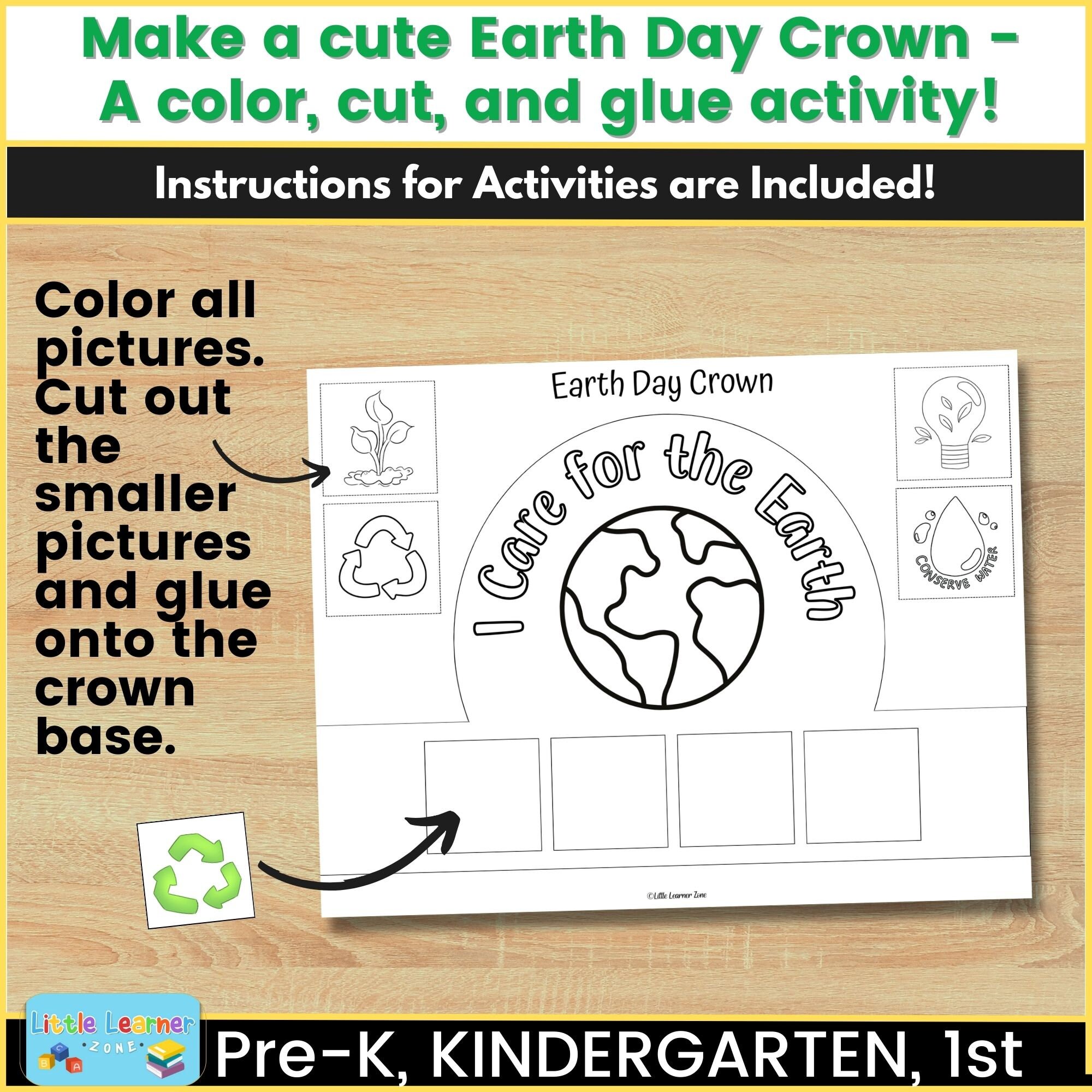 Earth Day Activity Printables for Kids, Earth Day Pledge, Earth Day ...