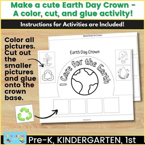 Earth Day Activity Printables for Kids, Earth Day Pledge, Earth Day ...