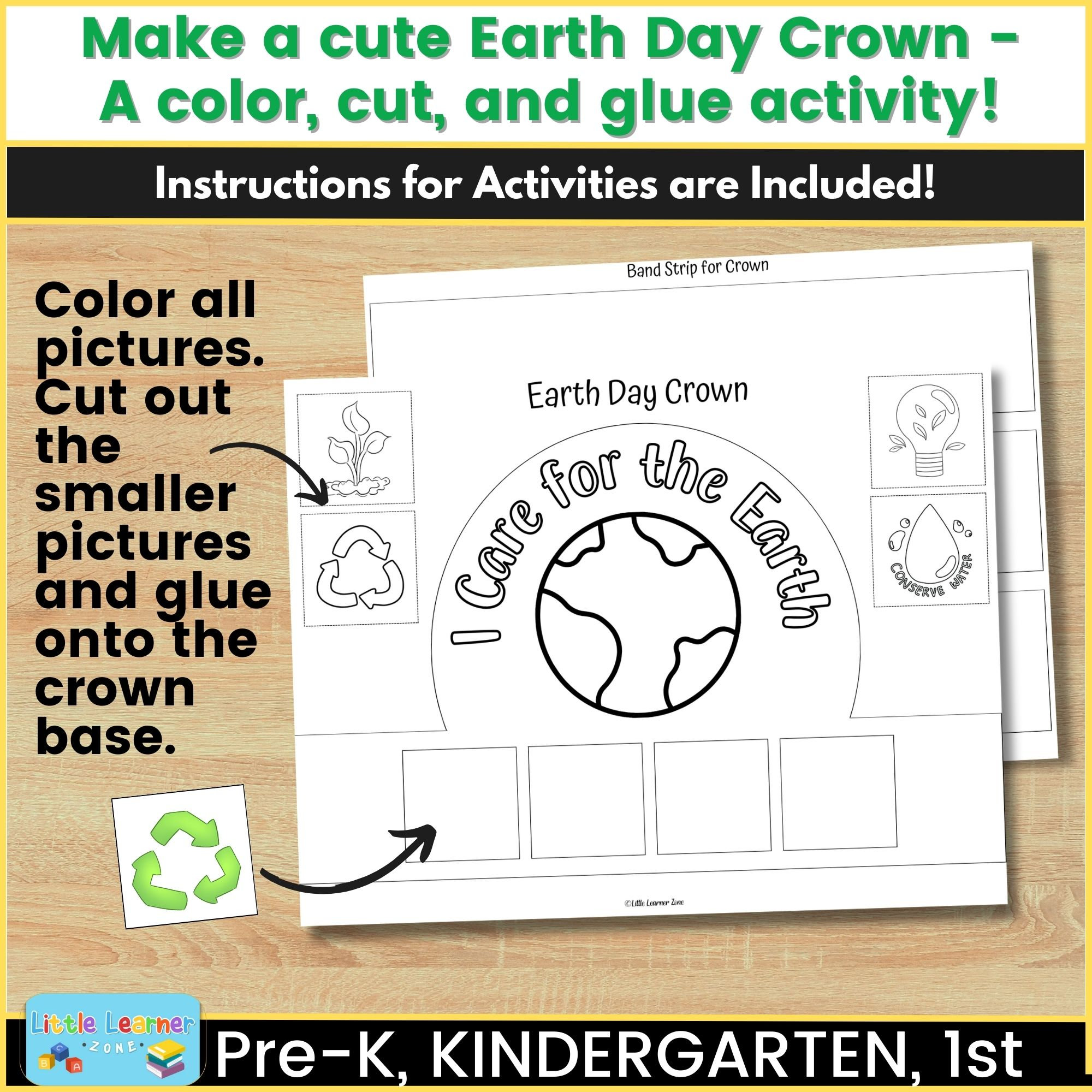 Earth Day Activity Printables for Kids, Earth Day Pledge, Earth Day ...