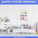 Printable Shapes Poster, Kid's Shapes Chart, Colorful Shapes Chart ...