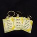 Lemon Keychains- With Inspirational Message - Etsy