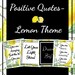 Lemon Theme Classroom Decor-bundle - Etsy