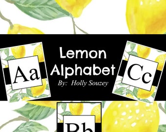 Lemon Theme Classroom Decor-bundle - Etsy