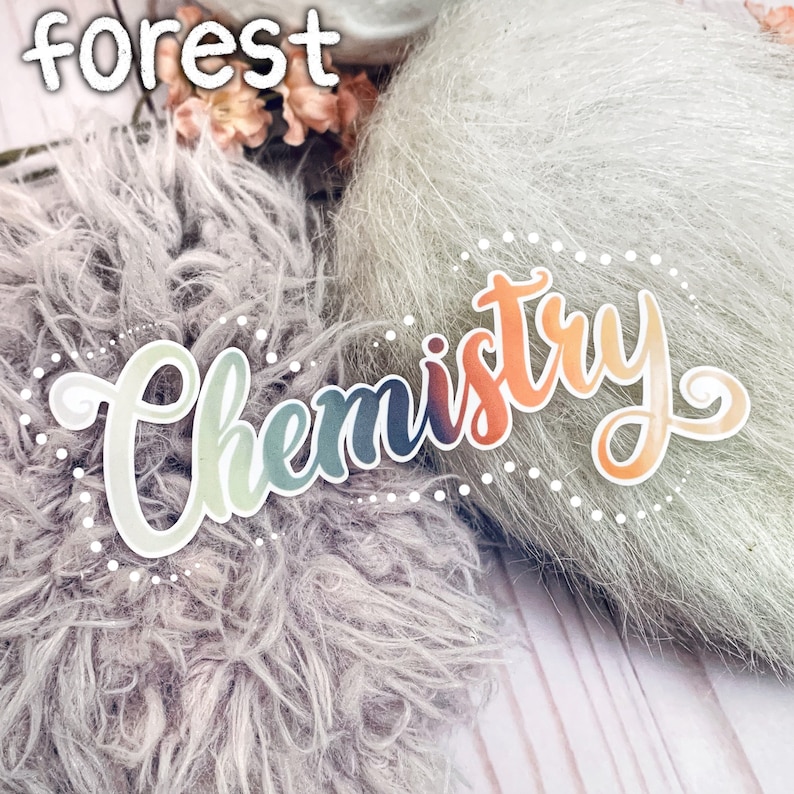 Chemistry Sticker Cute Aesthetic Sticker for Students and | Etsy