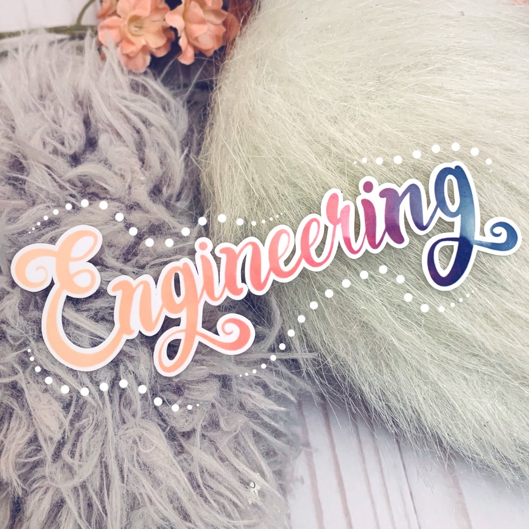 Engineering Sticker| Cute Aesthetic Sticker for Engineers| Science ...