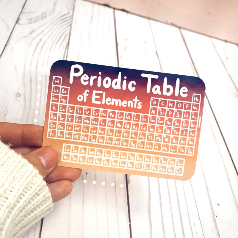 Aesthetic Periodic Table - Etsy