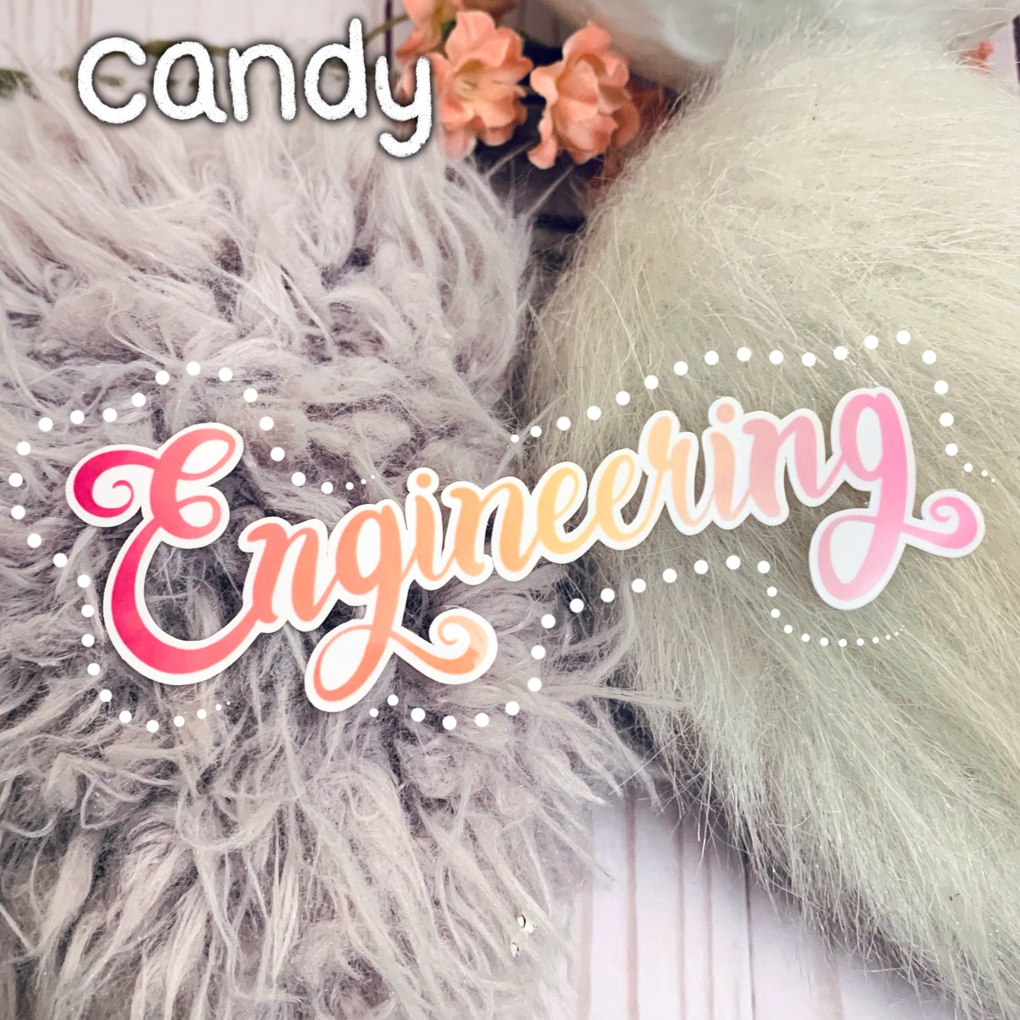 Engineering Sticker Cute Aesthetic Sticker for Engineers - Etsy