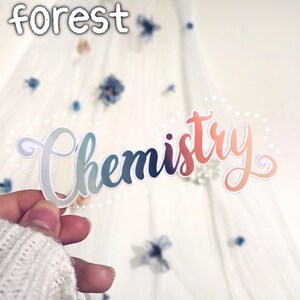 Chemistry Sticker | Cute Aesthetic Sticker for Students and Chemists ...