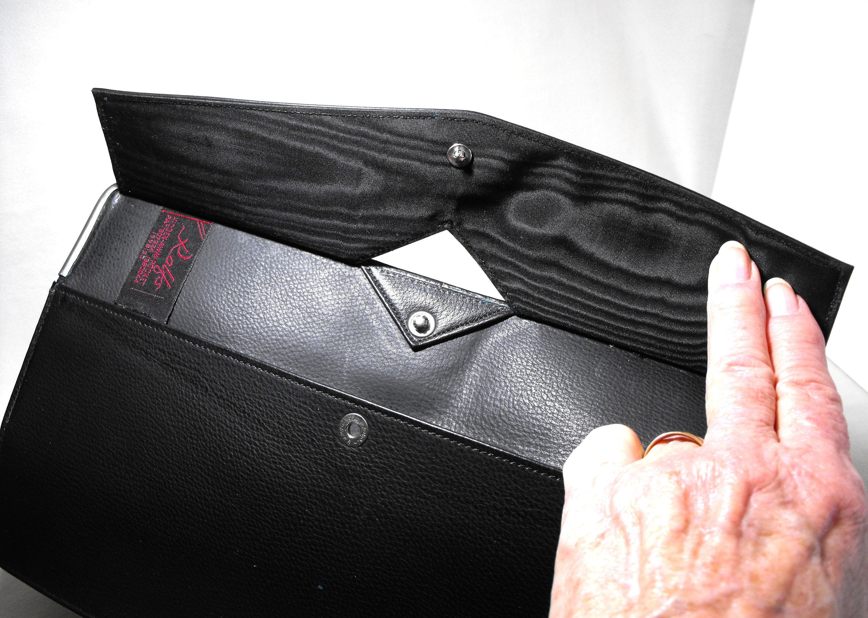 1935 Rolfs Hidden Away Pocket La Garde Ladys Black Pocketbook - Etsy