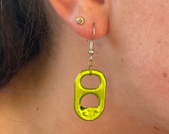 Soda Can Tab Earrings - Etsy