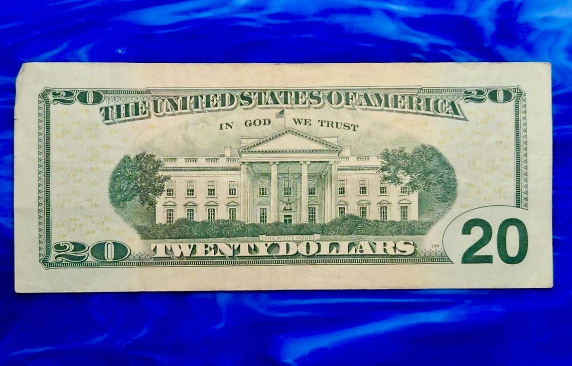 09101090 Fancy Serial Number Bank Note 20 Dollar Bill United States ...