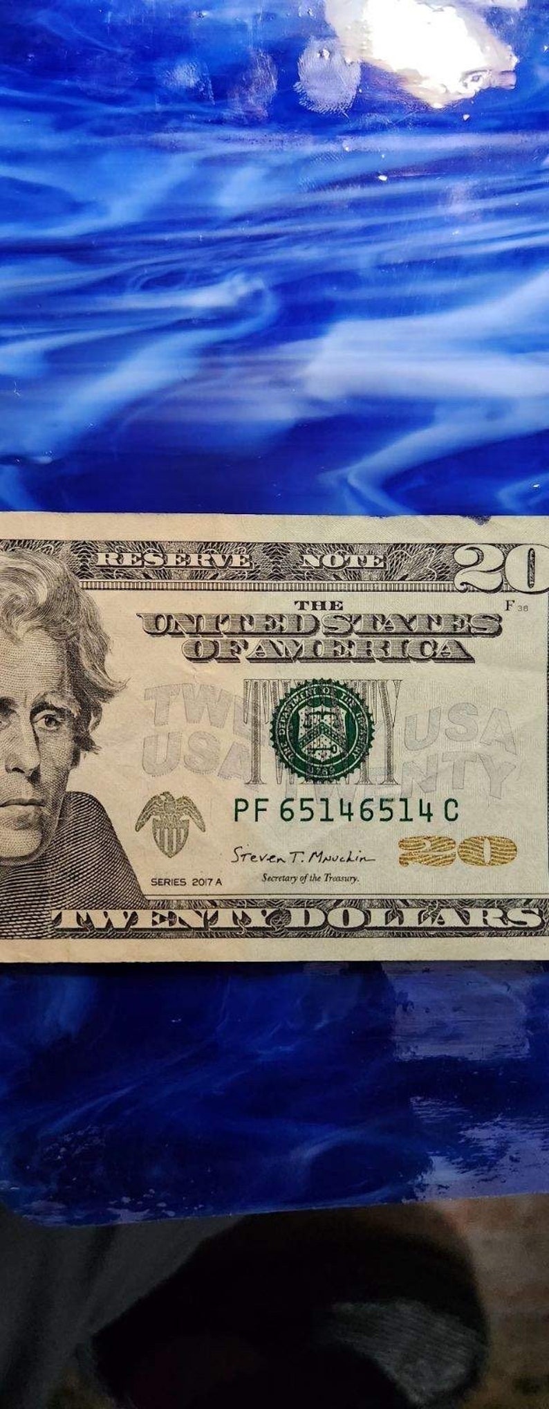 65146514 Fancy Serial Number Bank Note 20 Dollar Bill United States ...