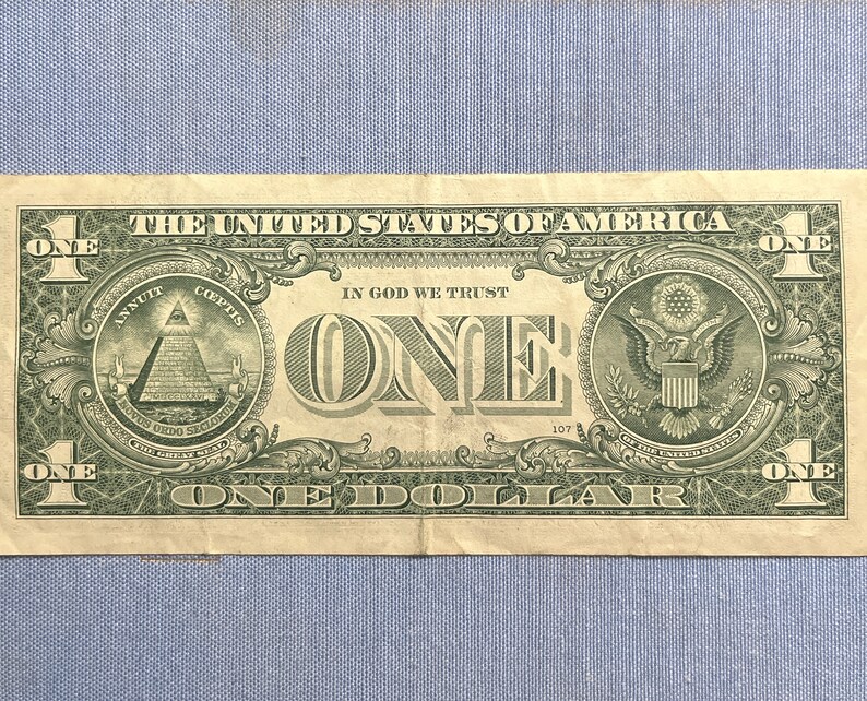 08081997 Fancy Serial Birthday Bank Note 1 Dollar Bill United States ...