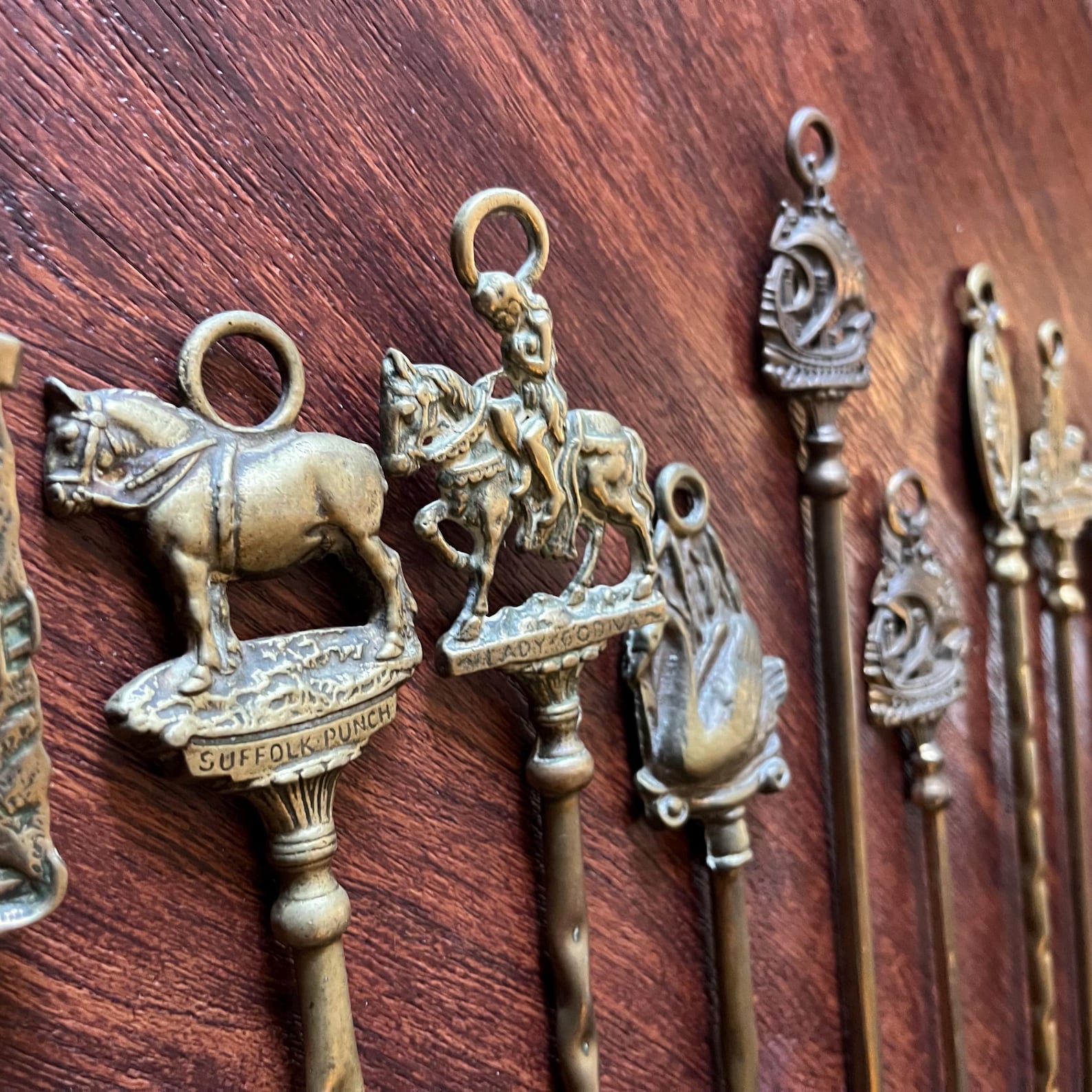 Vintage Brass Tasting Forks Fireplace Tool Pokers Collectibles Lot or ...