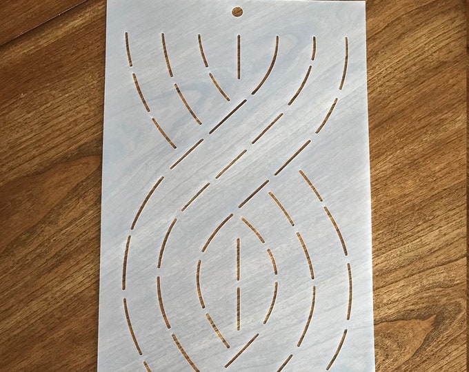 Cable Border Stencil 7-1/2" - Etsy