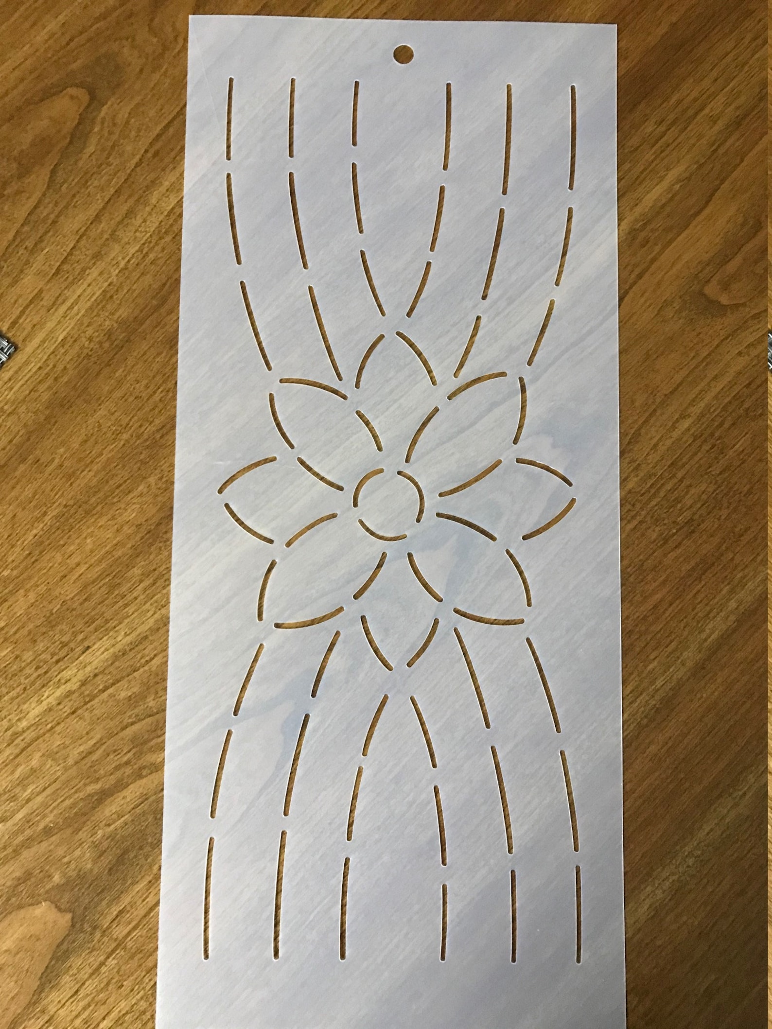 Flower Border Stencil 6-1/4"x15-1/4" - Etsy