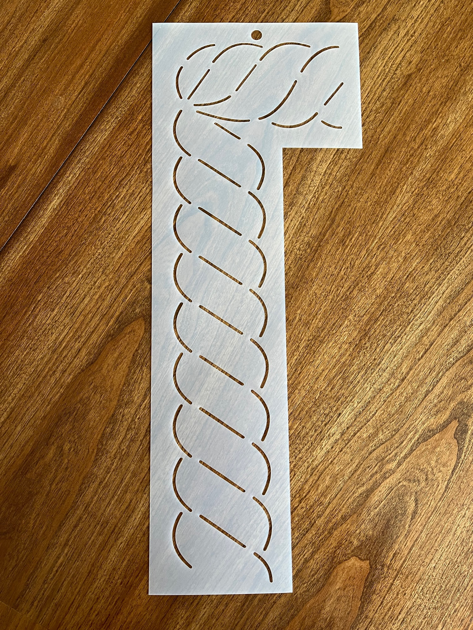 Twisted Rope Corner Border Stencil 3"wide - Etsy