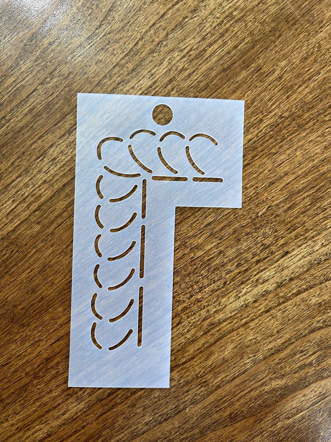 Mini Corner Feather Border Stencil - Etsy