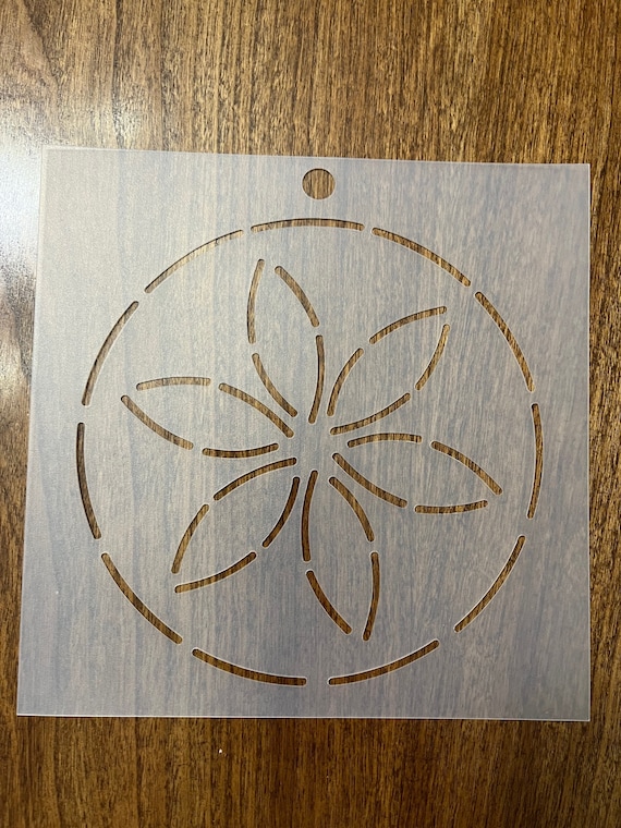 Sand Dollar Stencil 5 - Etsy