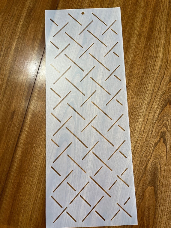 Lattice Border Stencil 8w - Etsy