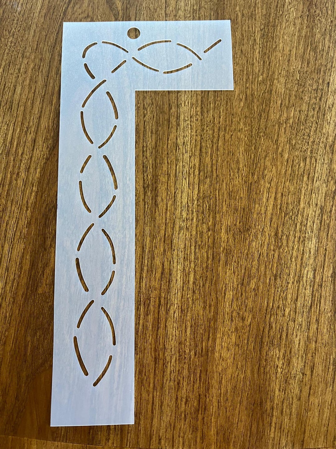 Interlocking Threads Corner Border Stencil 1" - Etsy