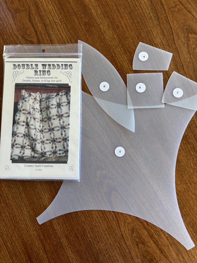 Double Wedding Ring Quilt Pattern & Templates Set - Etsy
