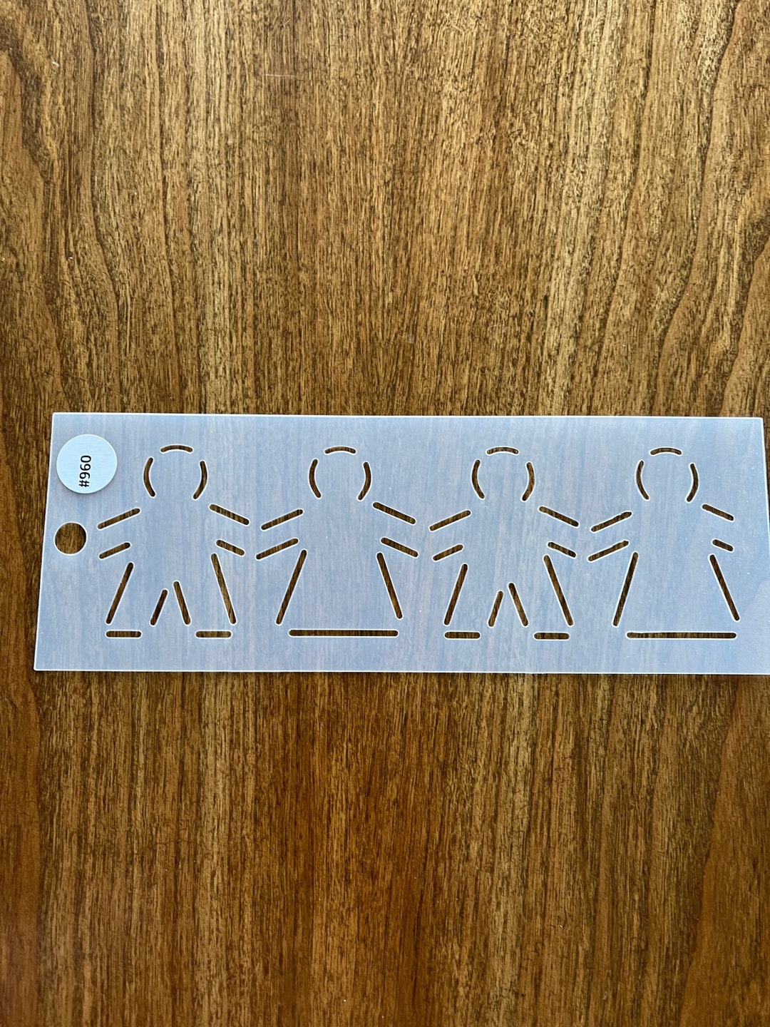 Mini Paper Doll Border Stencil 2.25" - Etsy