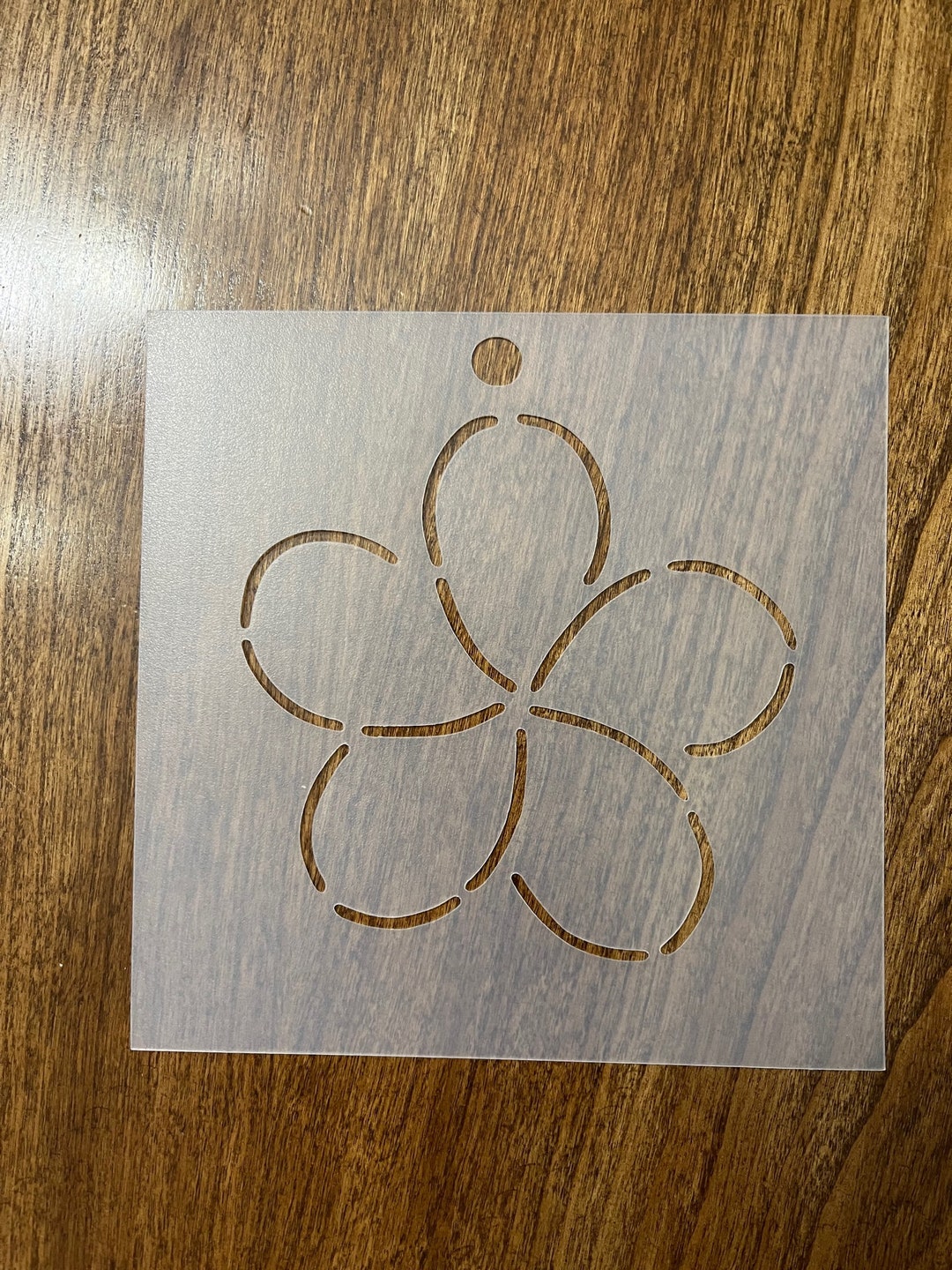 Five Petal Flower Stencil 4" - Etsy