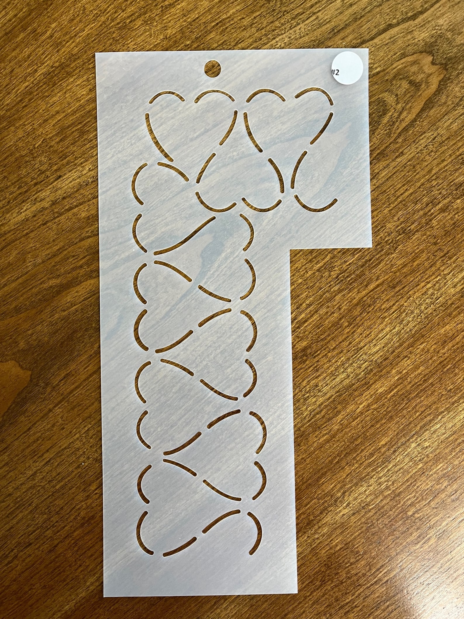 Continuous Heart Corner Border Stencil 2-3/4" - Etsy