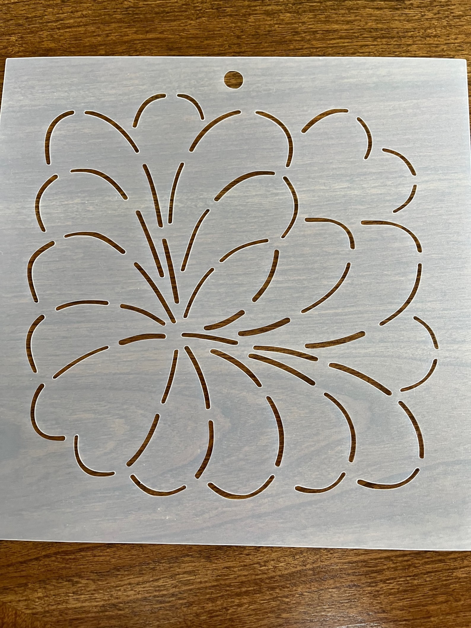 Corner Feather Design Stencil 7-3/4" - Etsy