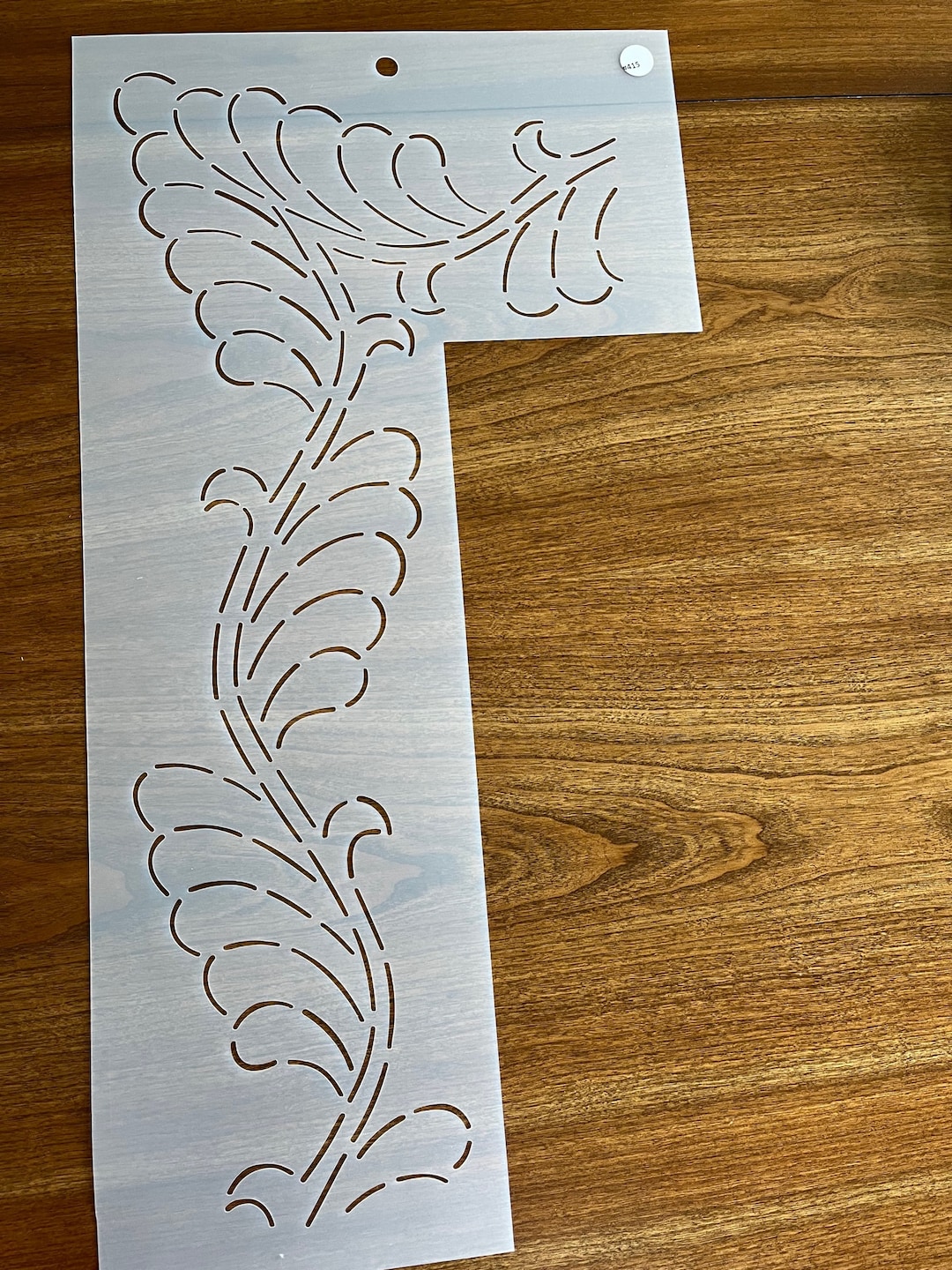 Feather Corner Border Stencil 5.75"w - Etsy