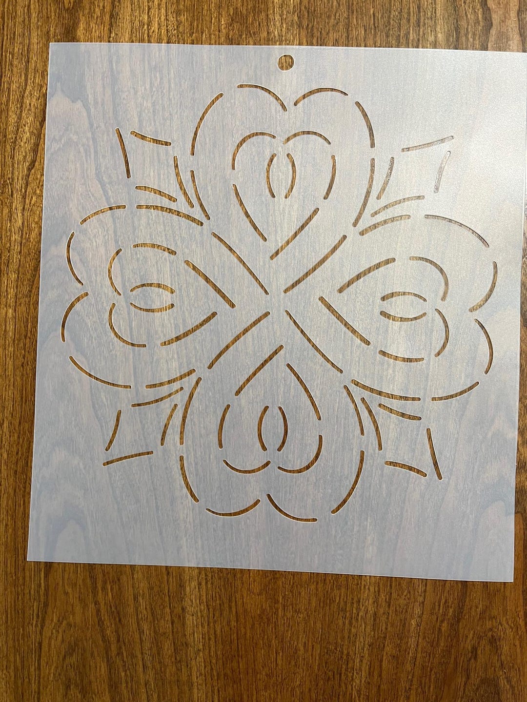 Interlocking Hearts Stencil 10" - Etsy