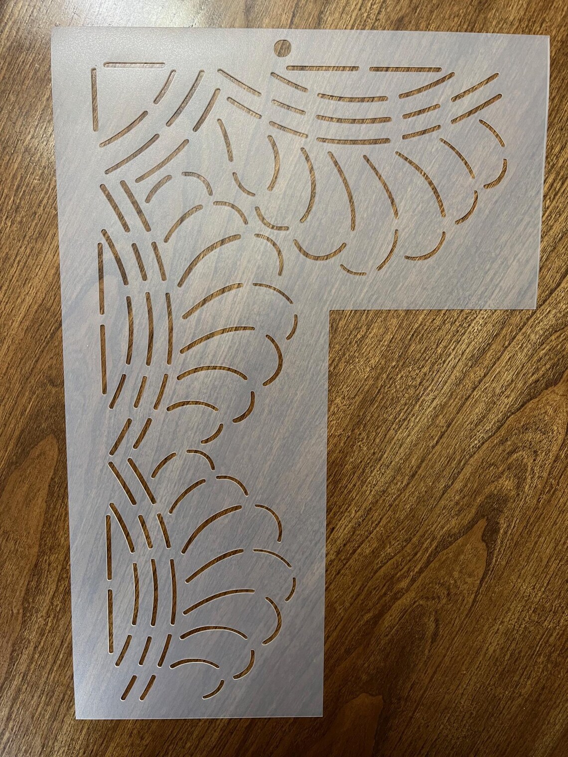 Feather Corner Border Stencil 4.5"w - Etsy