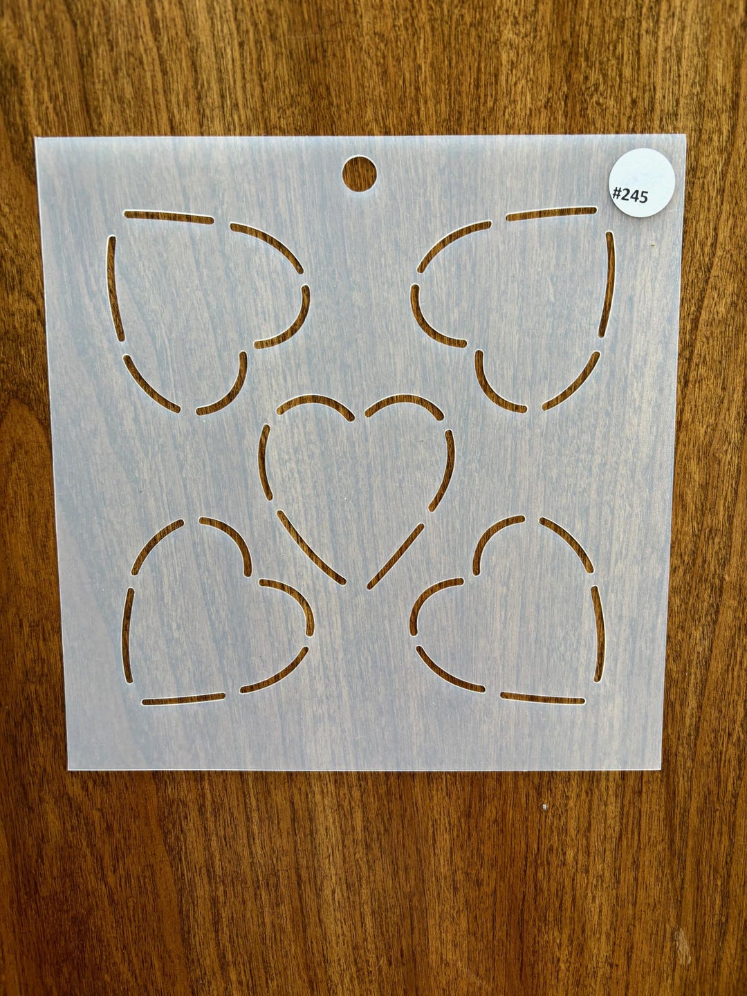 Five Heart Design Block Stencil 5.5" - Etsy