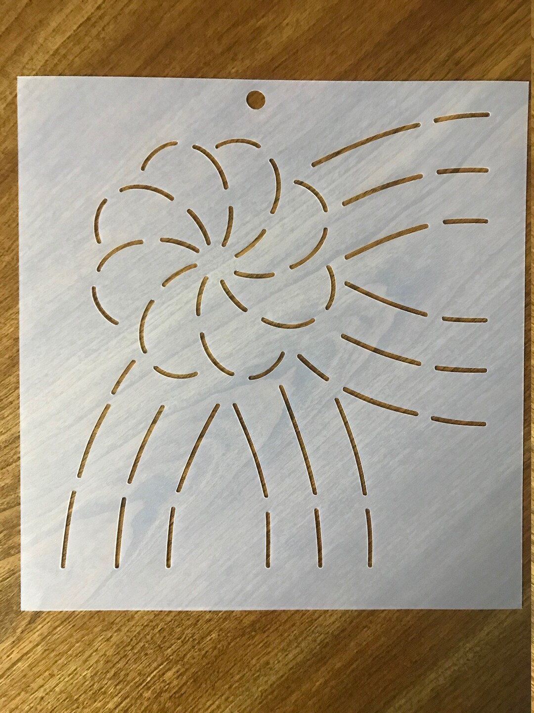 Flower & Oval Corner Border Stencil 6" Width - Etsy