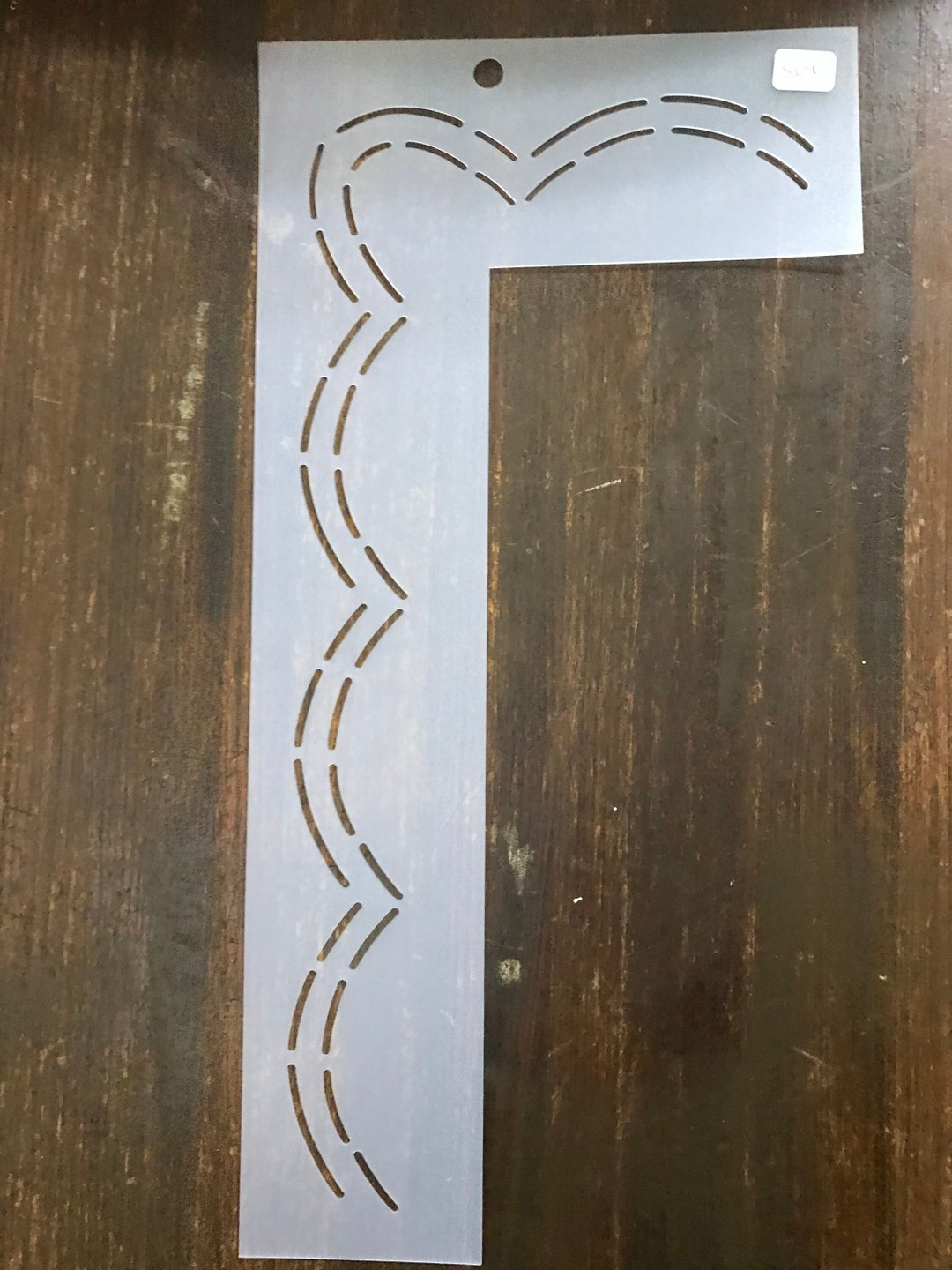 Double Scallops Corner Border Stencil 1-1/4" Width - Etsy