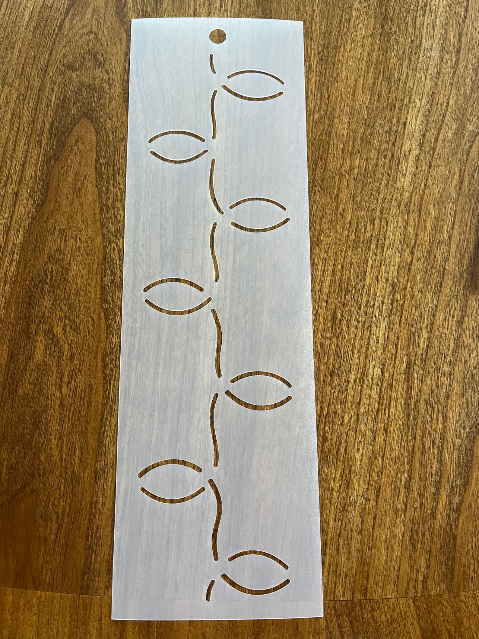 Continuous Loops Border Stencil 3"width - Etsy