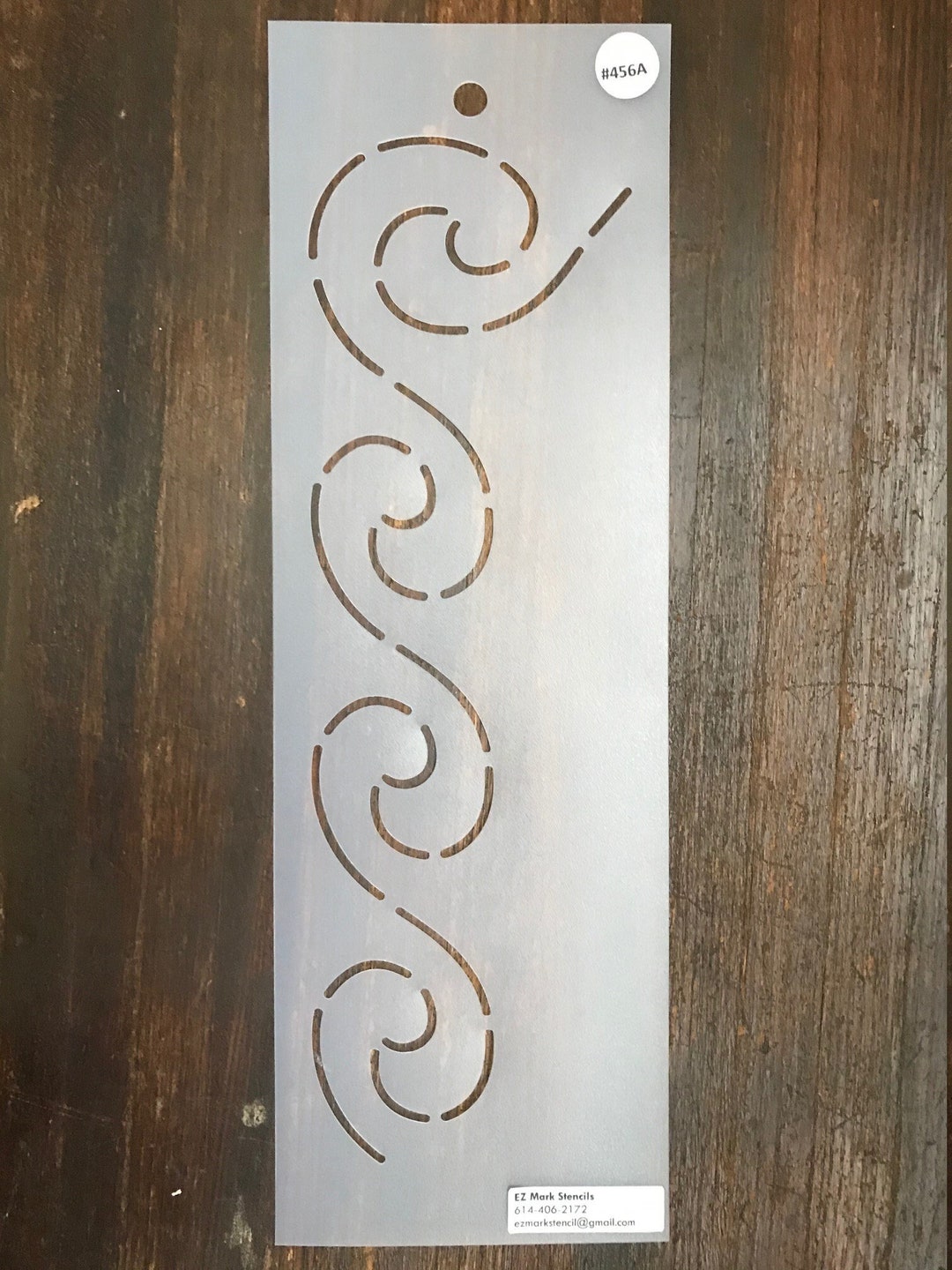 Wave Corner Border Stencil 2" - Etsy