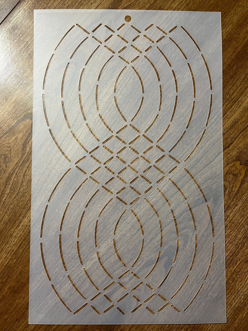Interlocking Cable Lines Border Stencil 9-1/4w - Etsy