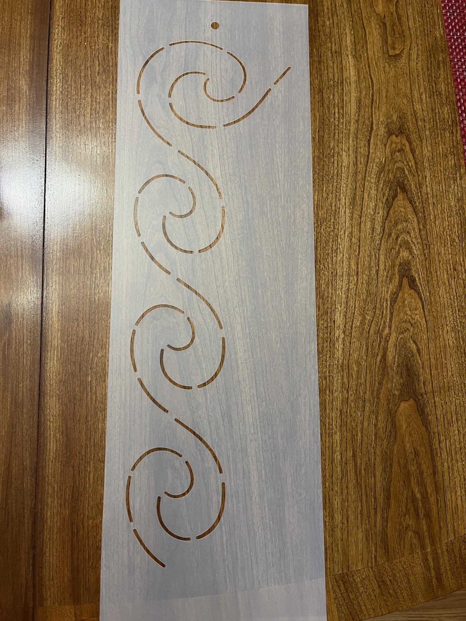 Wave Corner Border Stencil 4" - Etsy