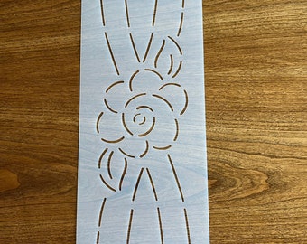 Oval & Diamond Interlocking Border Stencil 2-1/2 - Etsy