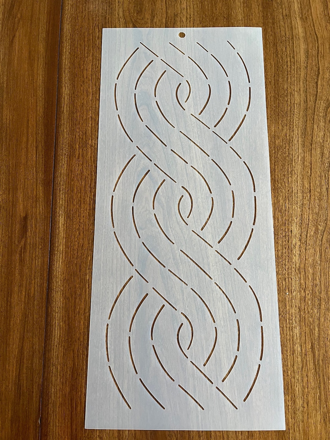 Triple Interlocking Cable Border Stencil 7-1/4" - Etsy