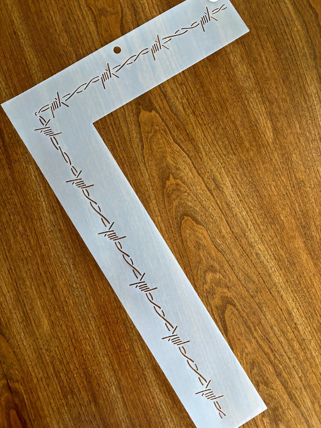 Barbed Wire Corner Border Stencil 1-1/4"w - Etsy