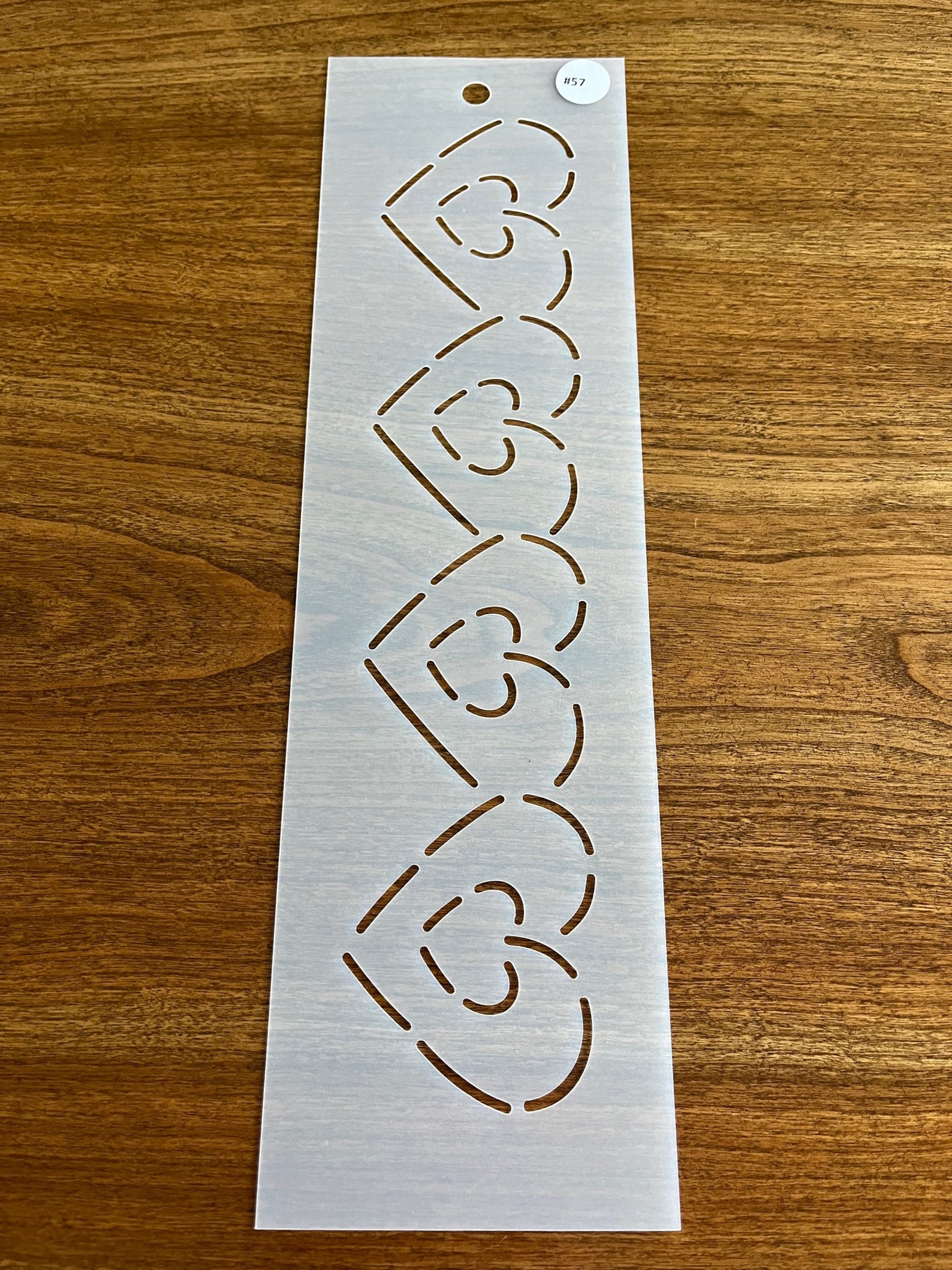 Heart Border Stencil 2-1/2" - Etsy