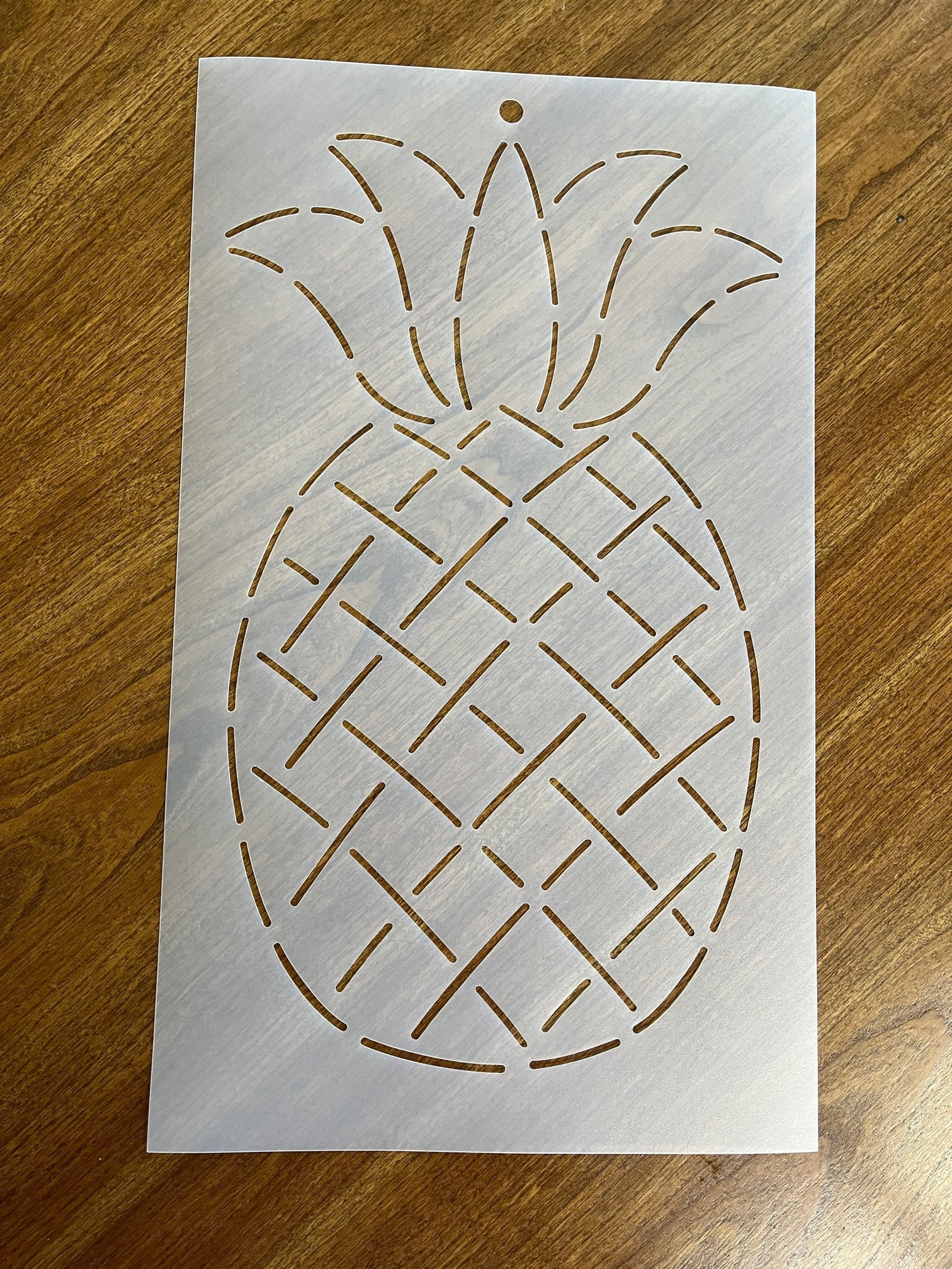 Pineapple Stencil 14" - Etsy