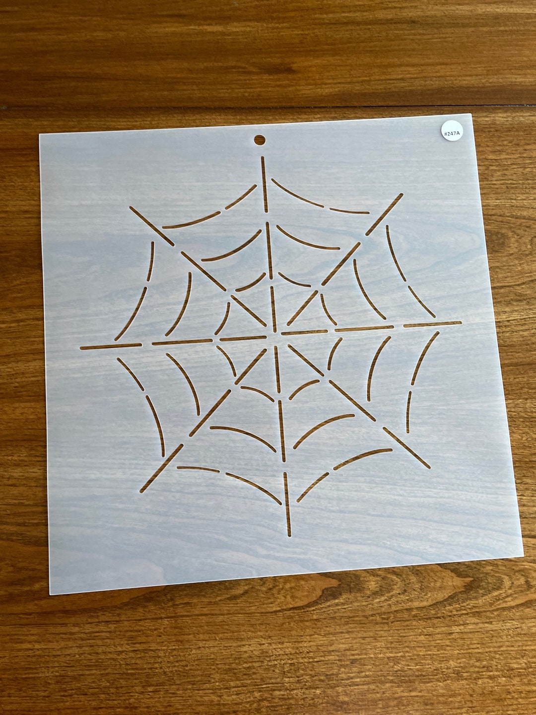 Spider Web Stencil 12" - Etsy