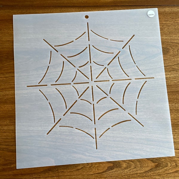Spider Web Quilting Stencil - Etsy